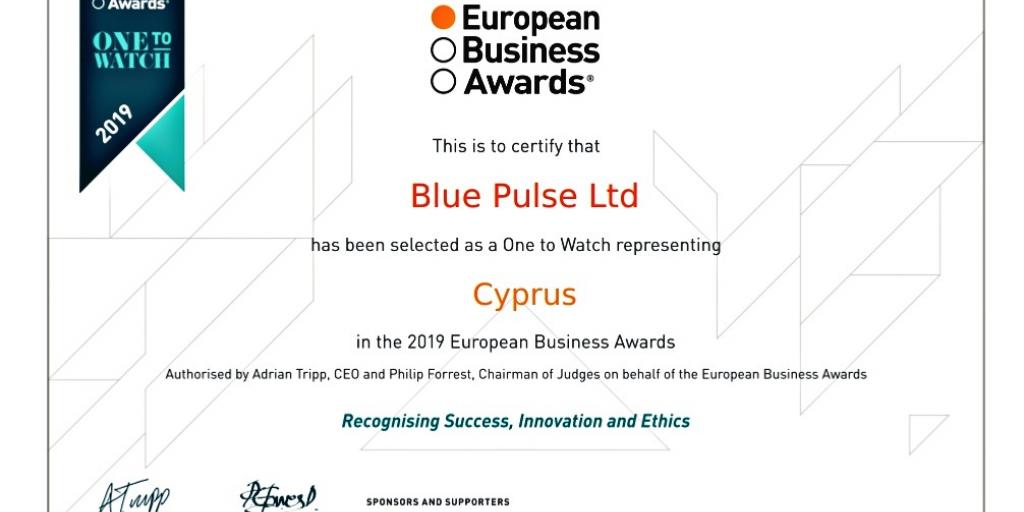 Η Blue Pulse Ltd, είναι και επίσημα «One to Watch» | Economy Today